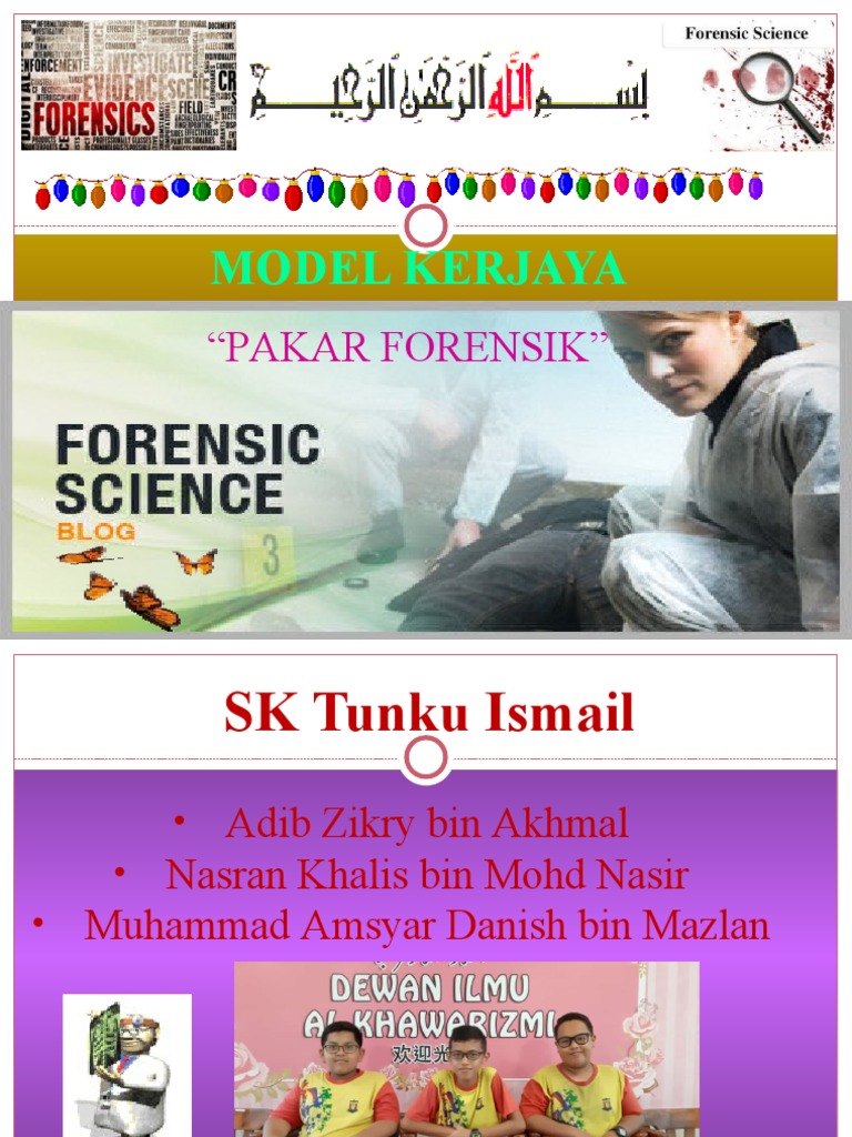 Model Kerjaya Pakar Forensik Skti | PDF | Sains & Matematika