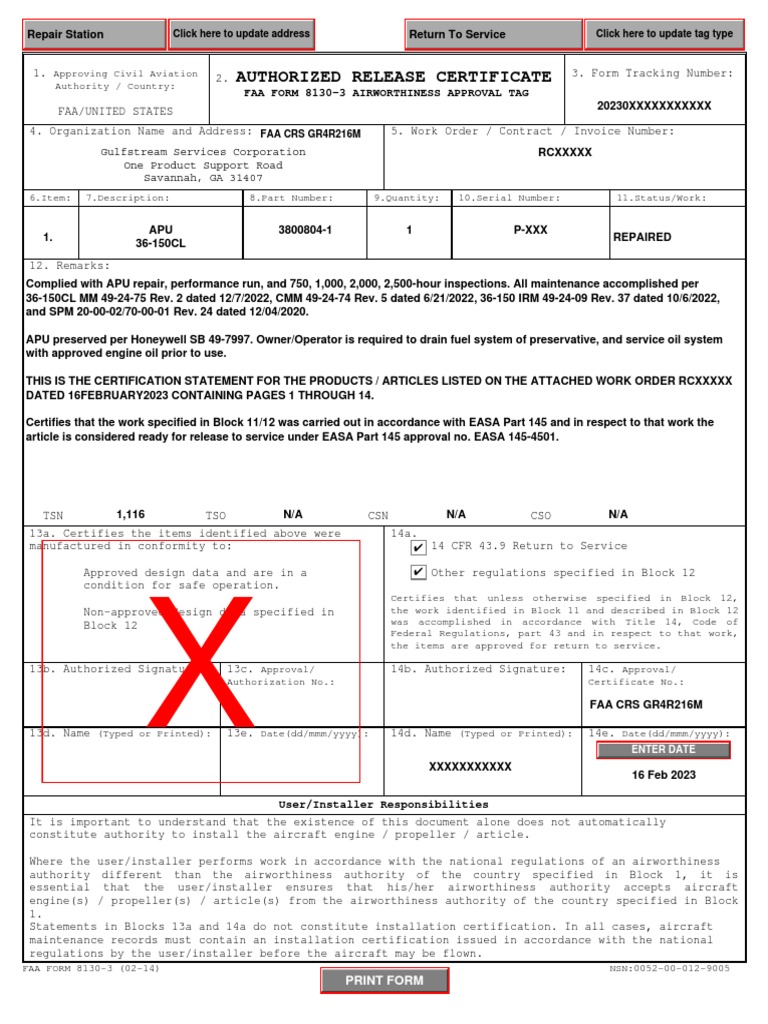 8130 Sample | PDF | Aeronautics | Transport