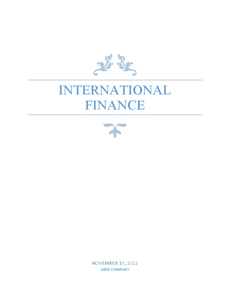 Uber Assignment Pdf Capital Structure Equity Finance 4570