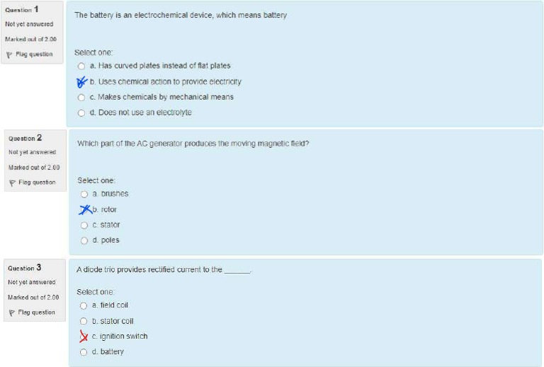 FINAL EXAM Automotive Electricity & Electronics | PDF
