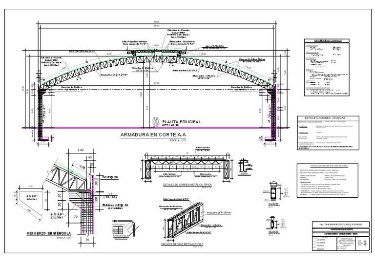 Plano de Replanteo Corte Techo-E2 | PDF | Ingeniero civil | Bienes raíces