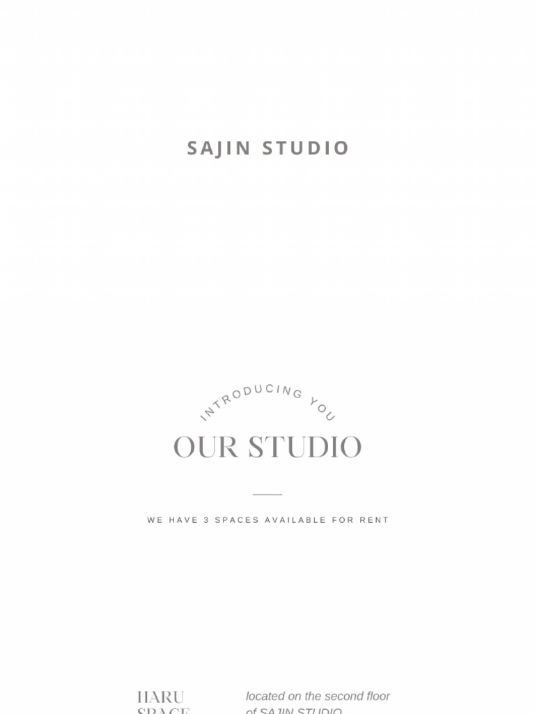 Sajin Studio Catalogue | PDF