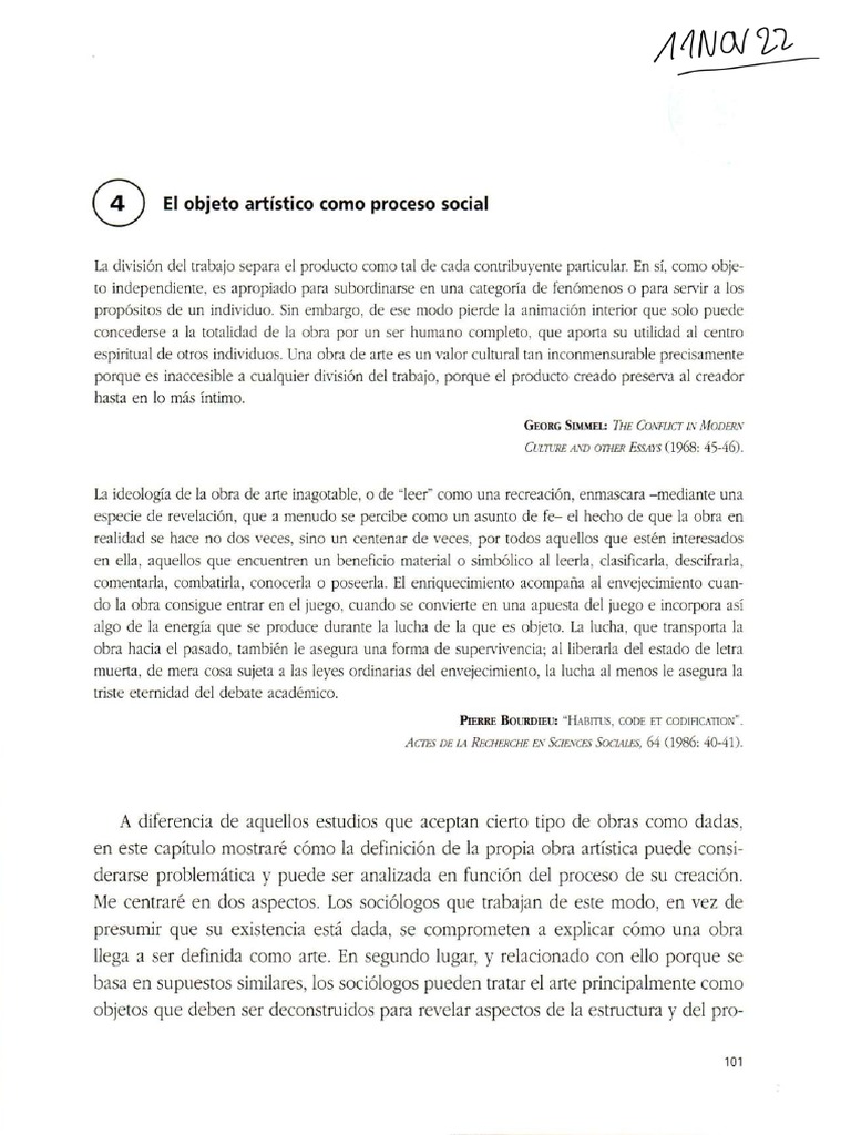 Objecto Artístico Com Proceso Social | PDF | Museo | Pinturas