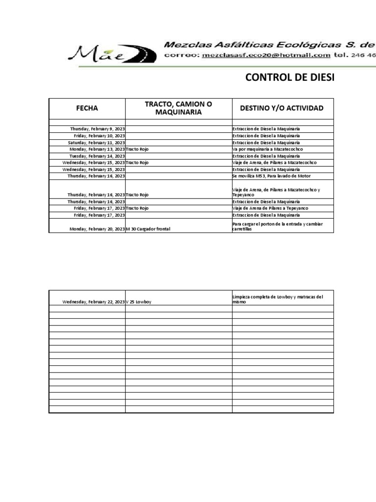 Control de Diesel | PDF