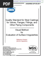 MSS SP-55 - 2011 | PDF | Valve | Pipe (Fluid Conveyance)