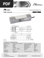 FT-KELI-ILEC. Ficha Tecnica de Celda de Carga KELI SENSOR Mod. ILEC Series | PDF