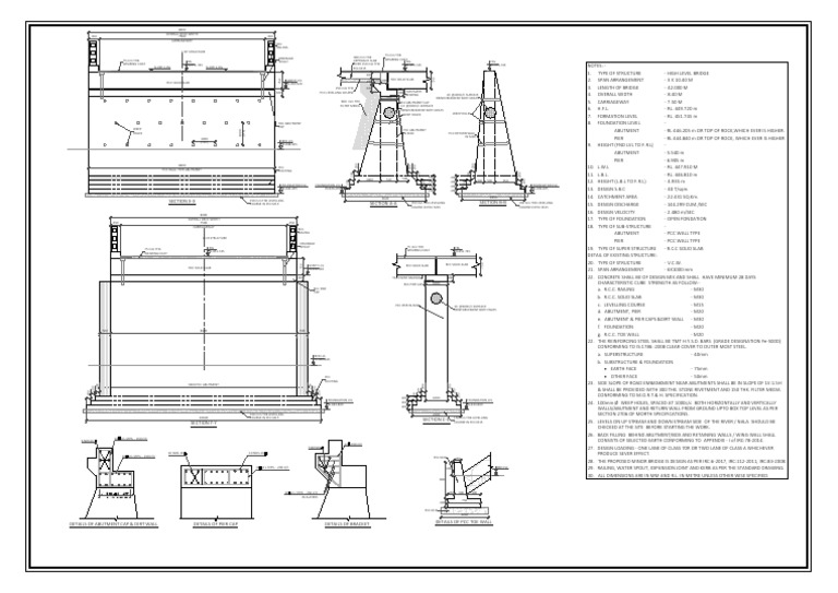 Bridge Design Specifications and Details | PDF | Building Technology ...