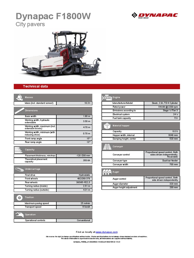 Dynapac f1800w En-20220822.134322 | PDF | Mechanical Engineering ...