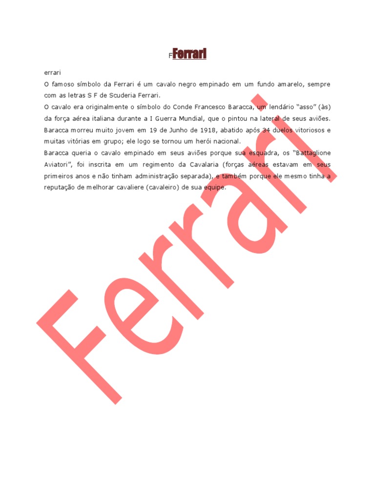 Ferrari | PDF