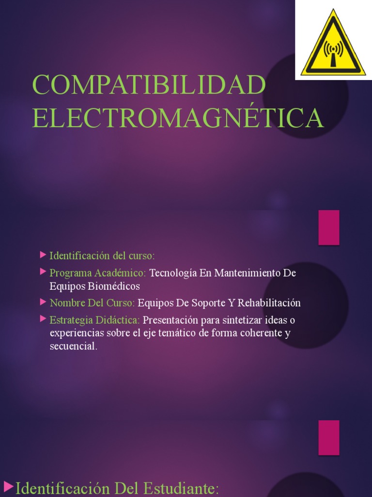 COMPATIBILIDAD ELECTROMAGNÉTICA | PDF | Compatibilidad electromagnética ...