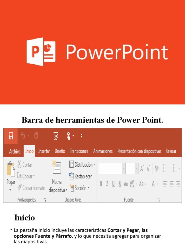 Barra de Herramientas de Power Point | PDF | Negocios