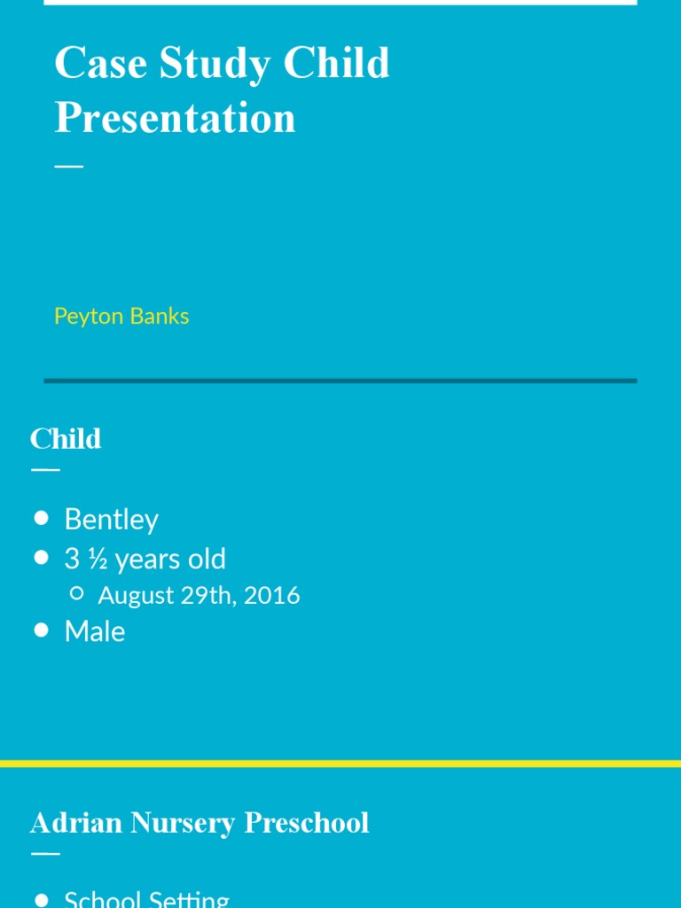 Case Study: Child Development Insights | PDF | Preschool | Communication