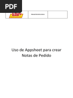Manual AppSheet 2022 Actualizado | PDF | Bases de datos | Software de la aplicacion