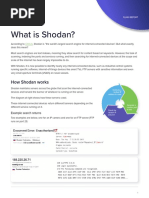 Shodan Cheat Sheet | PDF | Internet Architecture | Internet Protocols