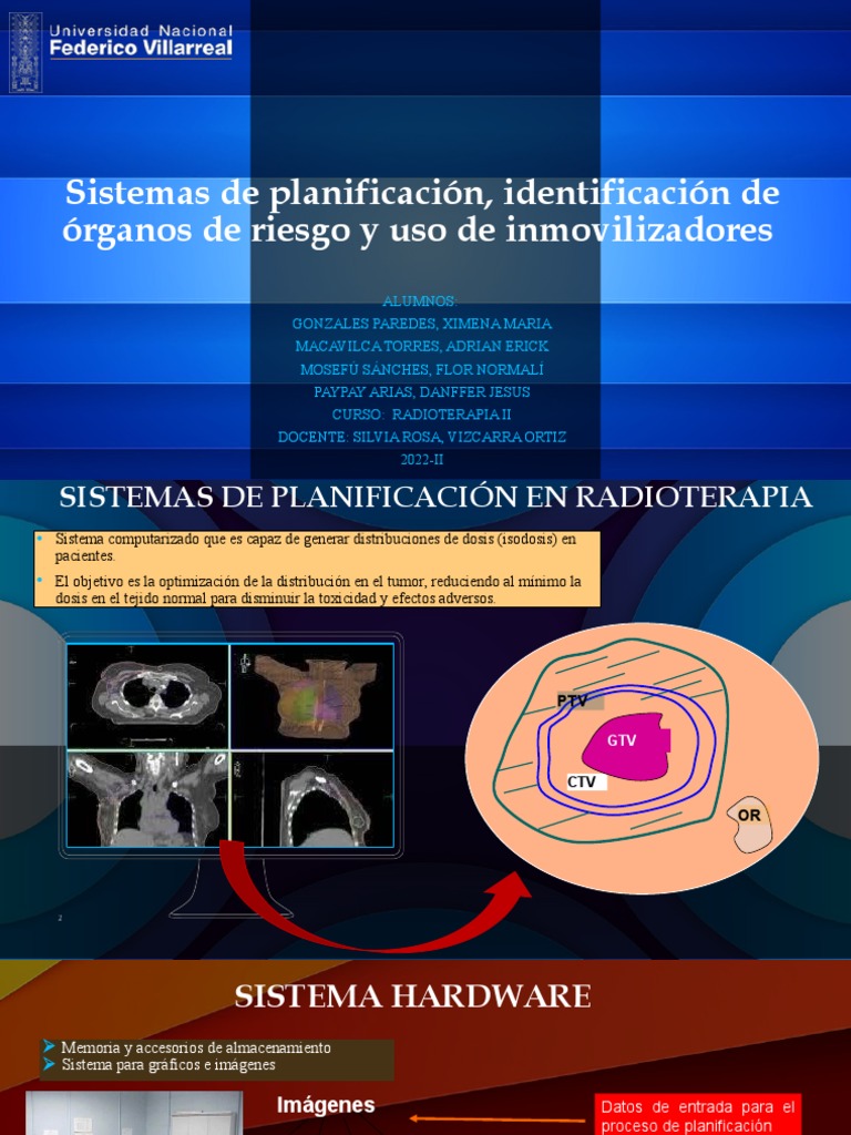 Sistemas de Planificación, Identificación de Órganos de Riesgo y Uso de Inmovilizadores | PDF ...