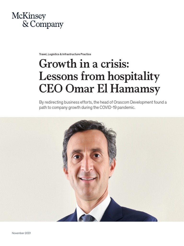 Growth in A Crisis Lessons From Hospitality Ceo Omar El Hamamsy Final | PDF | Tourism ...