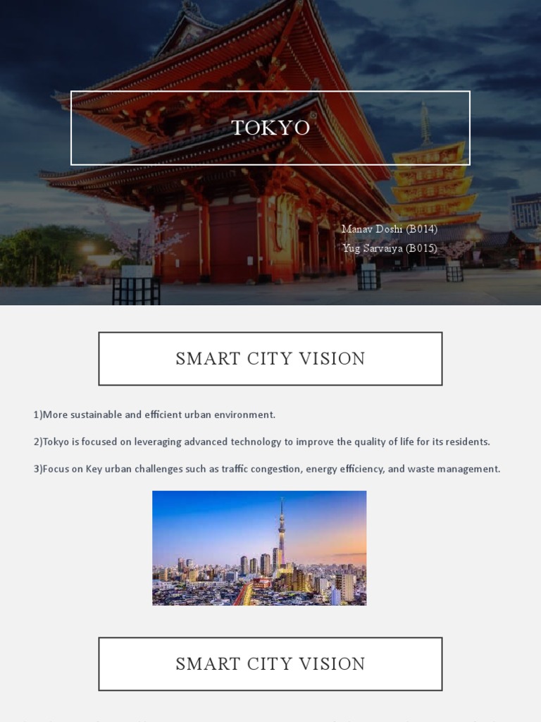 Smart City Tokyo | PDF | Internet Of Things | Computing