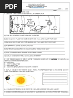 Atividade Adaptada Atmosfera Da Terra Ciencias | PDF | Atmosfera | Terra