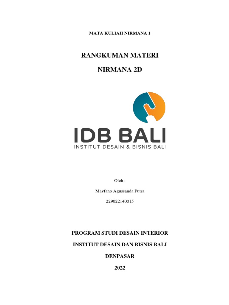 Rangkuman Nirmana 2D | PDF | Seni