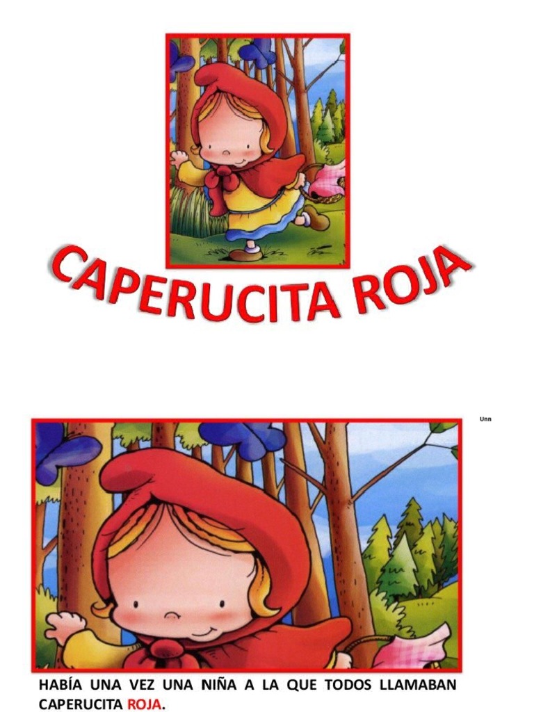 Cuento Caperucita Roja | PDF