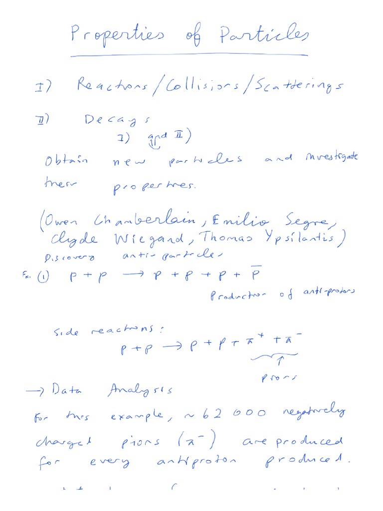 05-06-20 Properties of Particles | PDF