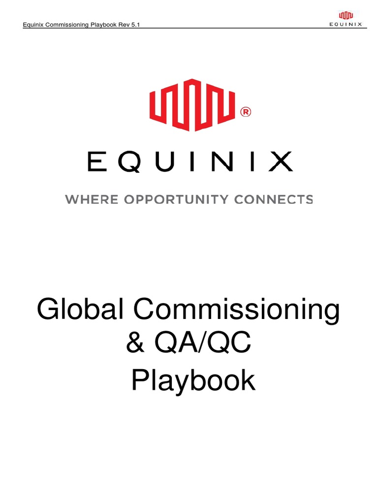 Global Commissioning & Qa/Qc Playbook | PDF | Mains Electricity | Transformer