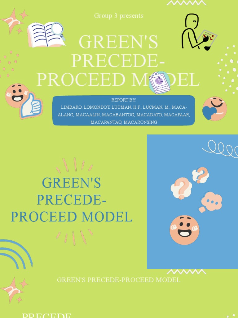 Greens Precede Proceed Model Group 3 | PDF | Psychology | Cognitive Science