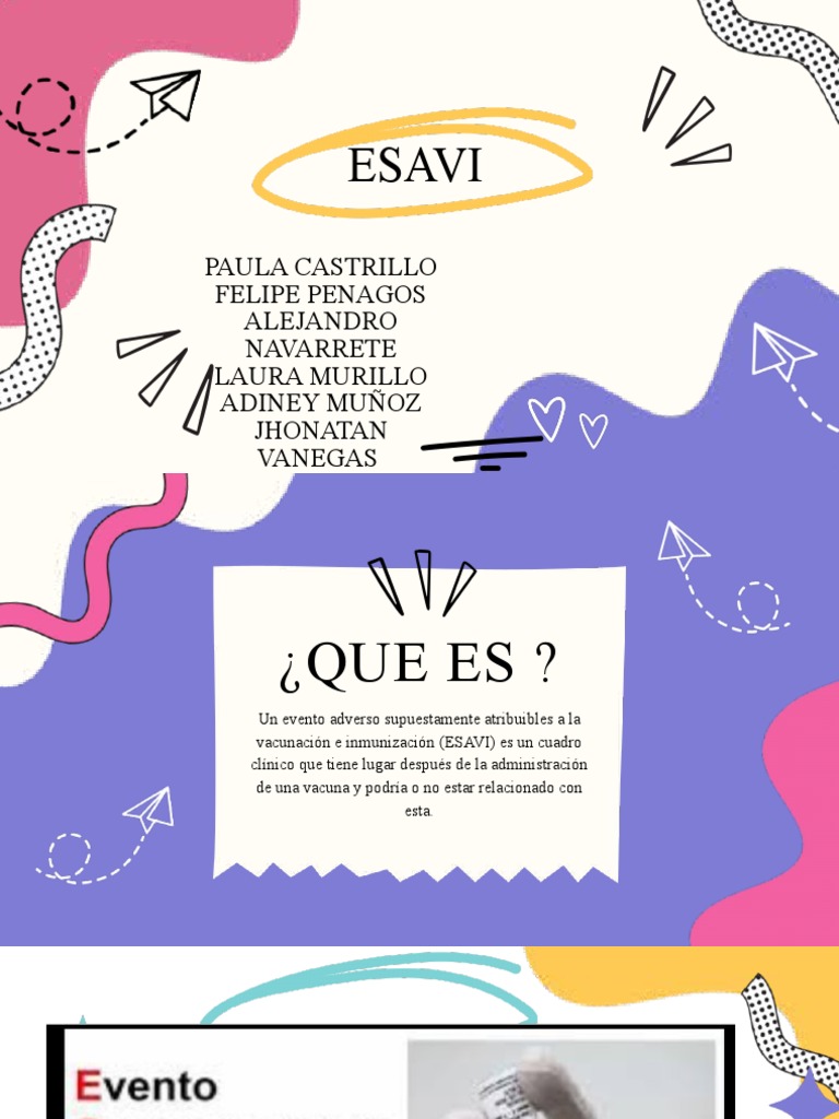 Esavi | PDF | Vacunación | Vacunas