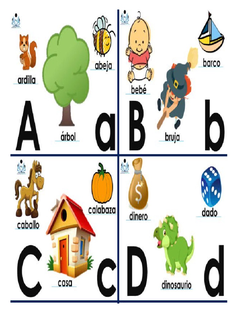 Abecedario Ilustrado | PDF