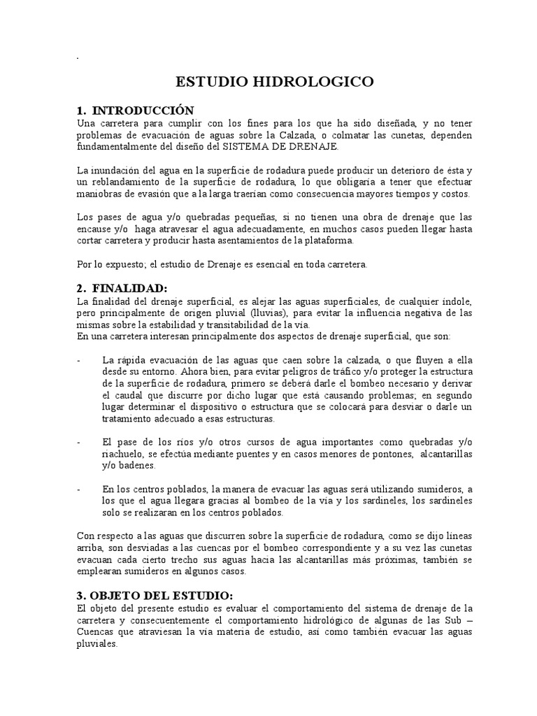 04a Estudio de Ingenieria Hidrologia | PDF | Clima | Clima templado