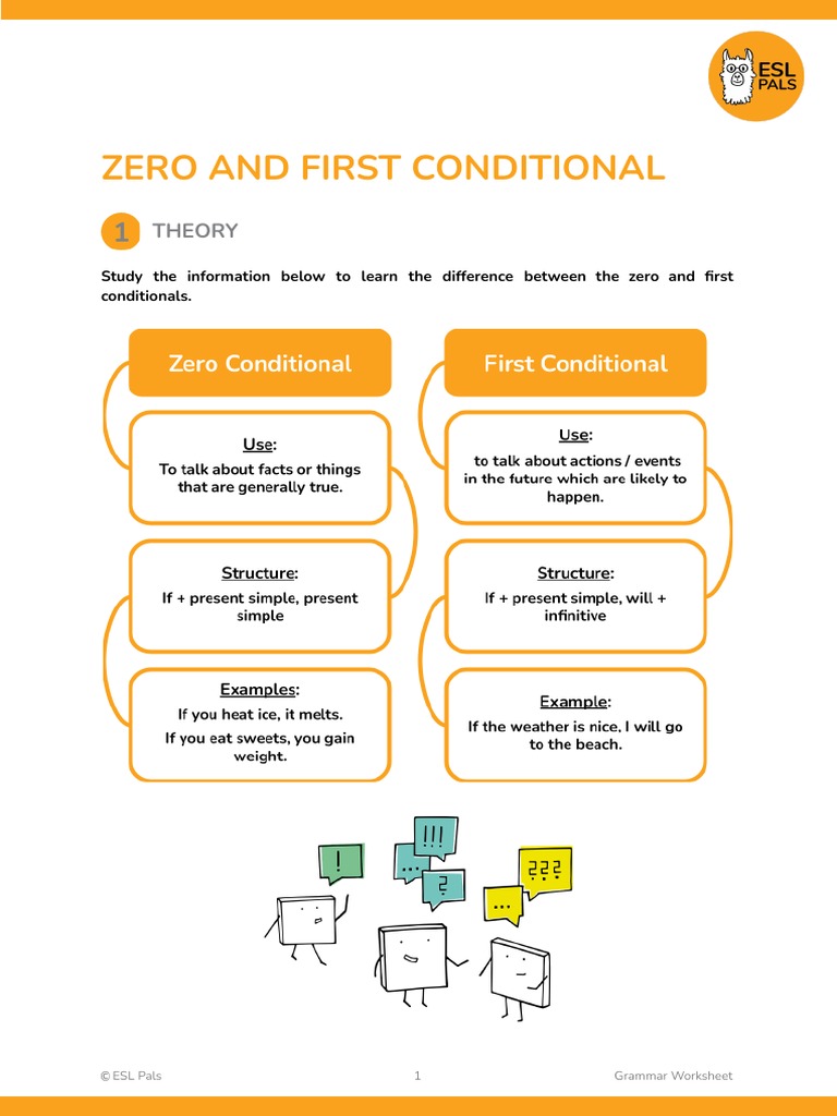 SV Zero and First Conditional | PDF | Language Arts & Discipline | Self ...