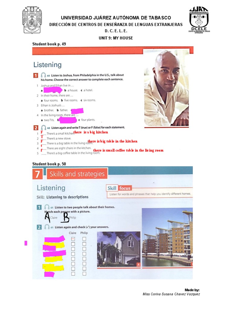 E01 - U9 - Listening + Reading | PDF