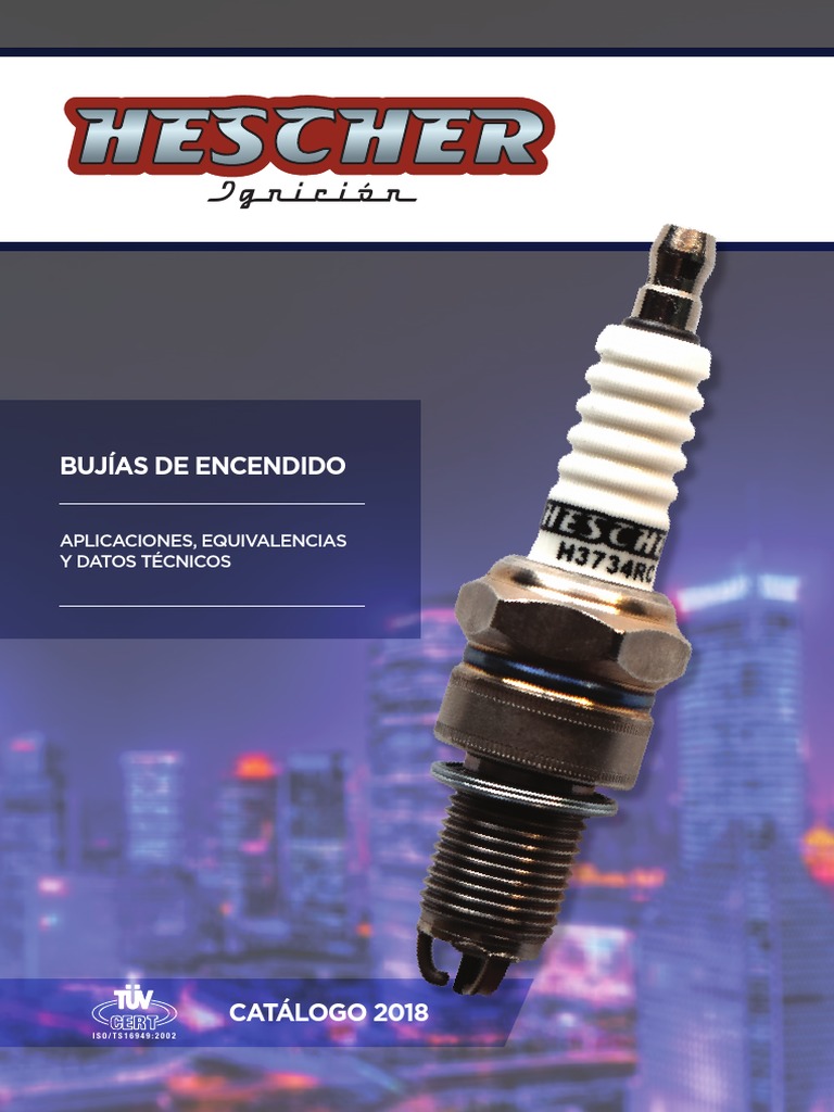 Bujías Hescher: Catálogo y Aplicaciones | PDF | Calidad (comercial ...