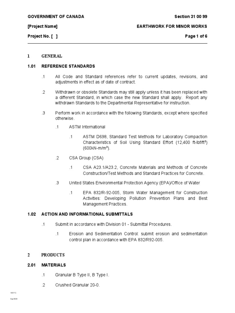 Earthwork Guidelines for Contractors | PDF | Waste Management | Erosion