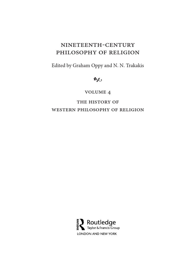 F W J Schelling - The History of Western Philosophy of Religion, Vol. 4 ...