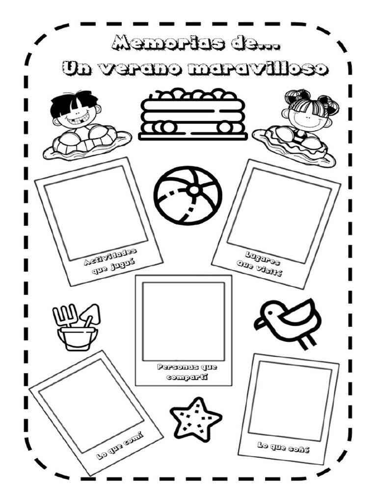 Set de Actividades Primer Día de Clases | PDF