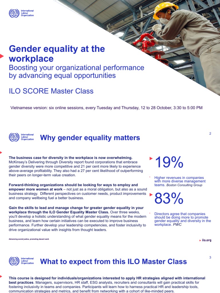 Gender Equality at The Workplace | PDF | Gender | Gender Studies