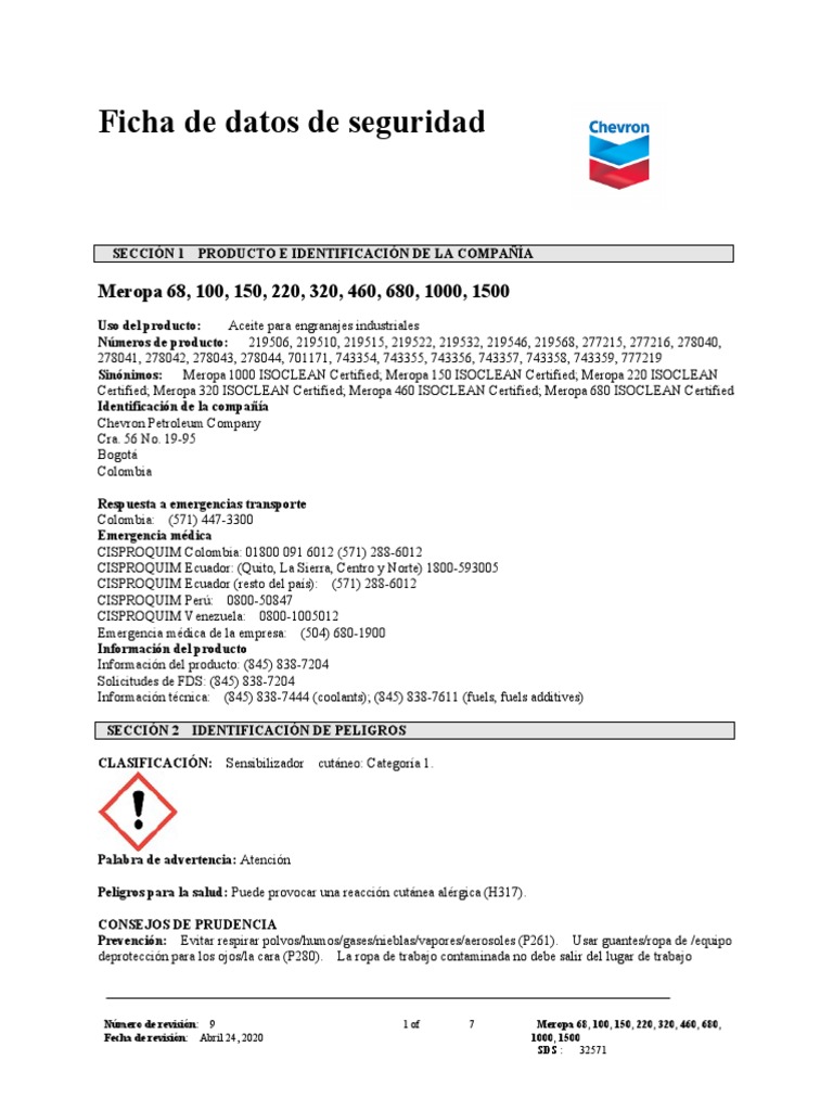 Meropa 220 | PDF | Dióxido de carbono | Solubilidad