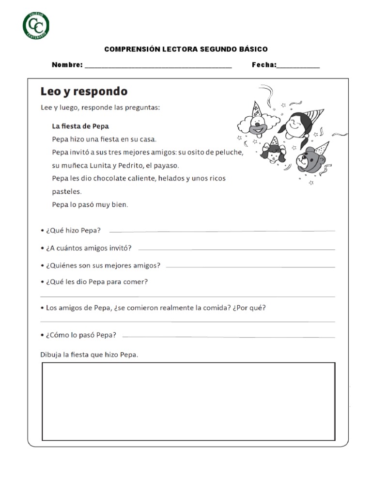 Comprensión Lectora Segundo Básico | PDF Comprensión Lectora Segundo Básico | PDF