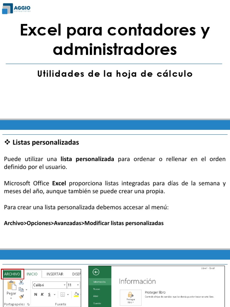 Excel C A 01 | PDF | Microsoft Excel | Hoja de cálculo