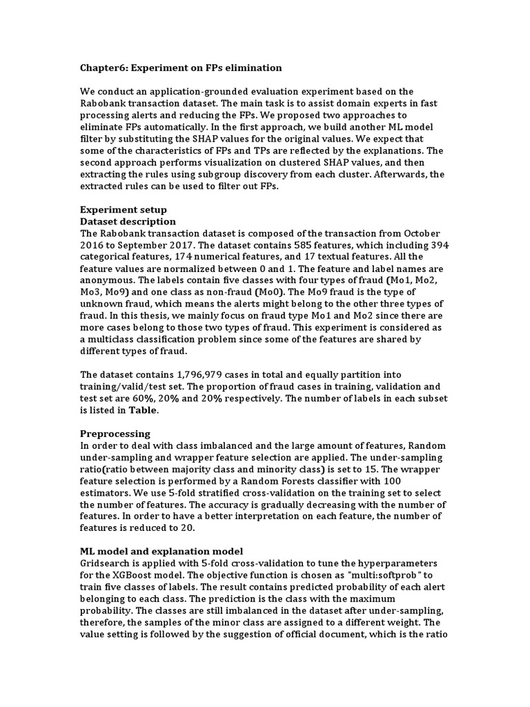 Chapter6: Experiment On Fps Elimination | PDF | Cross Validation (Statistics) | Receiver ...