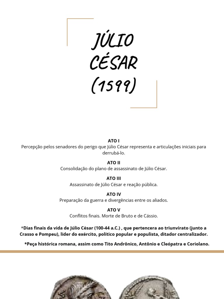 Júlio César | PDF | Júlio César | Marco Antônio