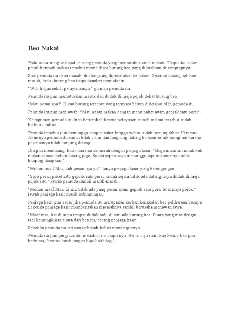 Teks Anekdot | PDF