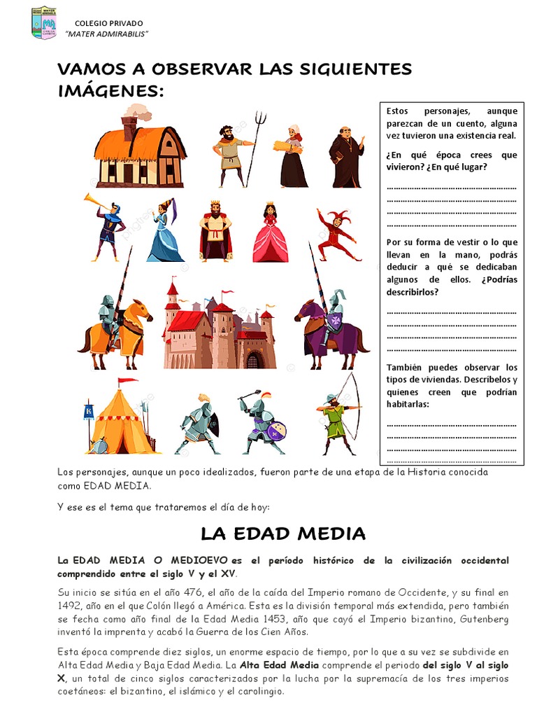 Introducción a la Edad Media | PDF | Edades medias | Feudalismo