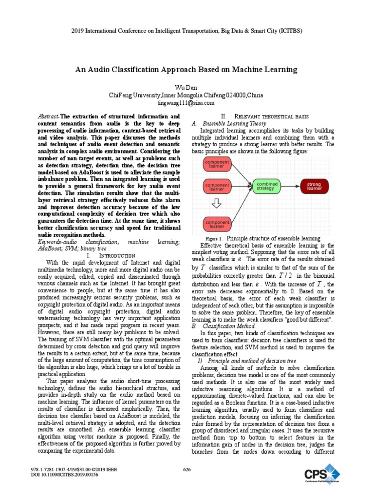An Audio Classification Approach Based On Machine Learning | PDF