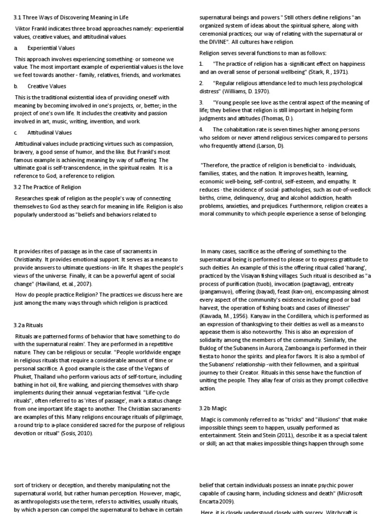 UTS Report | PDF | Rituals | Witchcraft