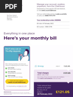 Octopus Energy Bill and Payment Details | PDF