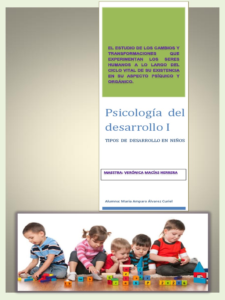 Psicologia Del Desarrollo I | PDF | Infancia | Cognición