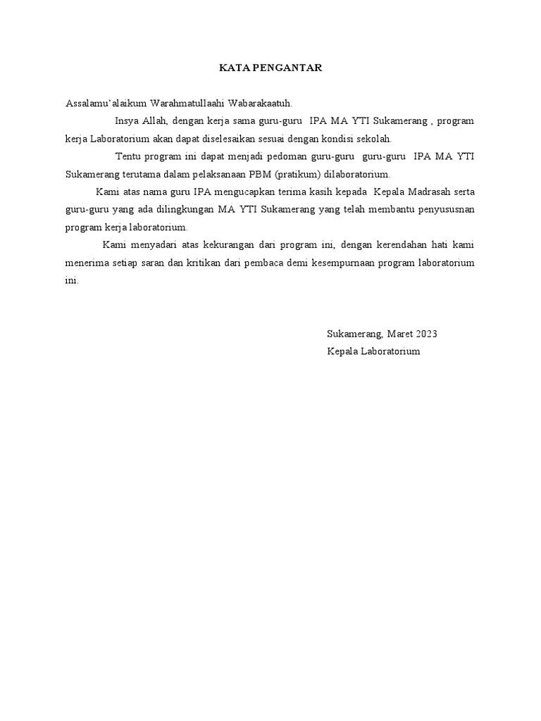 Program Lab. Ipa | PDF