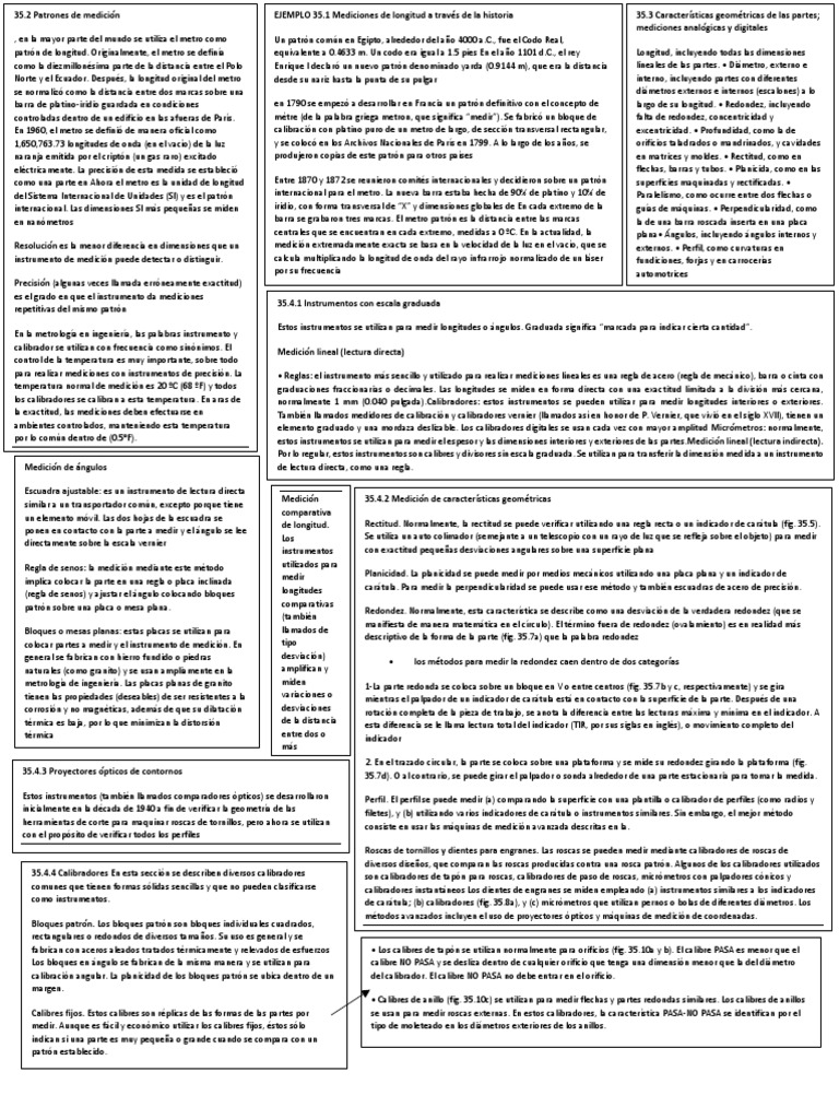 Medición de Planicidad en Ingeniería | PDF | Medición | Metro